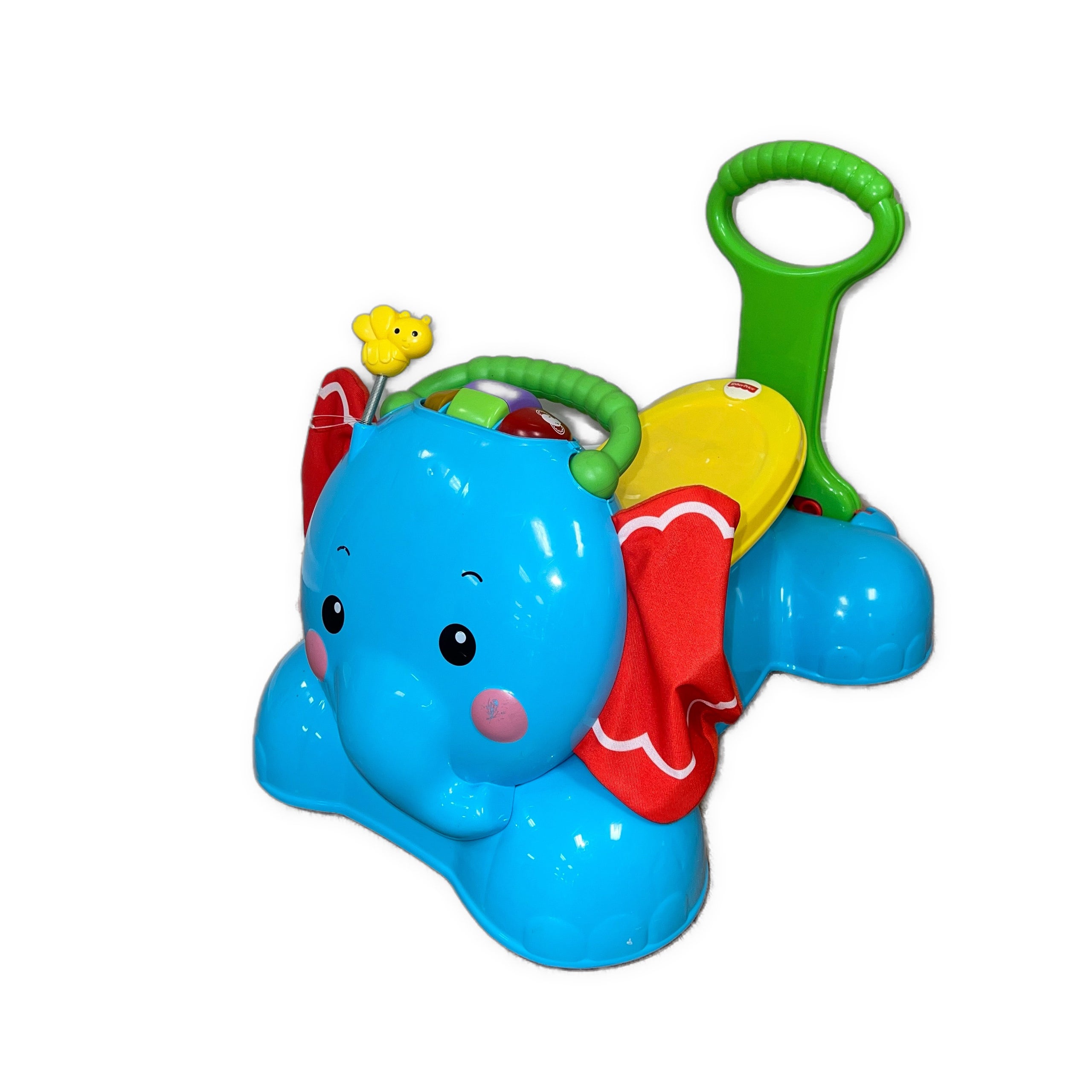 Fisher-Price 3-in-1 Bounce, Stride and Ride Elephant Ride on Toy ...